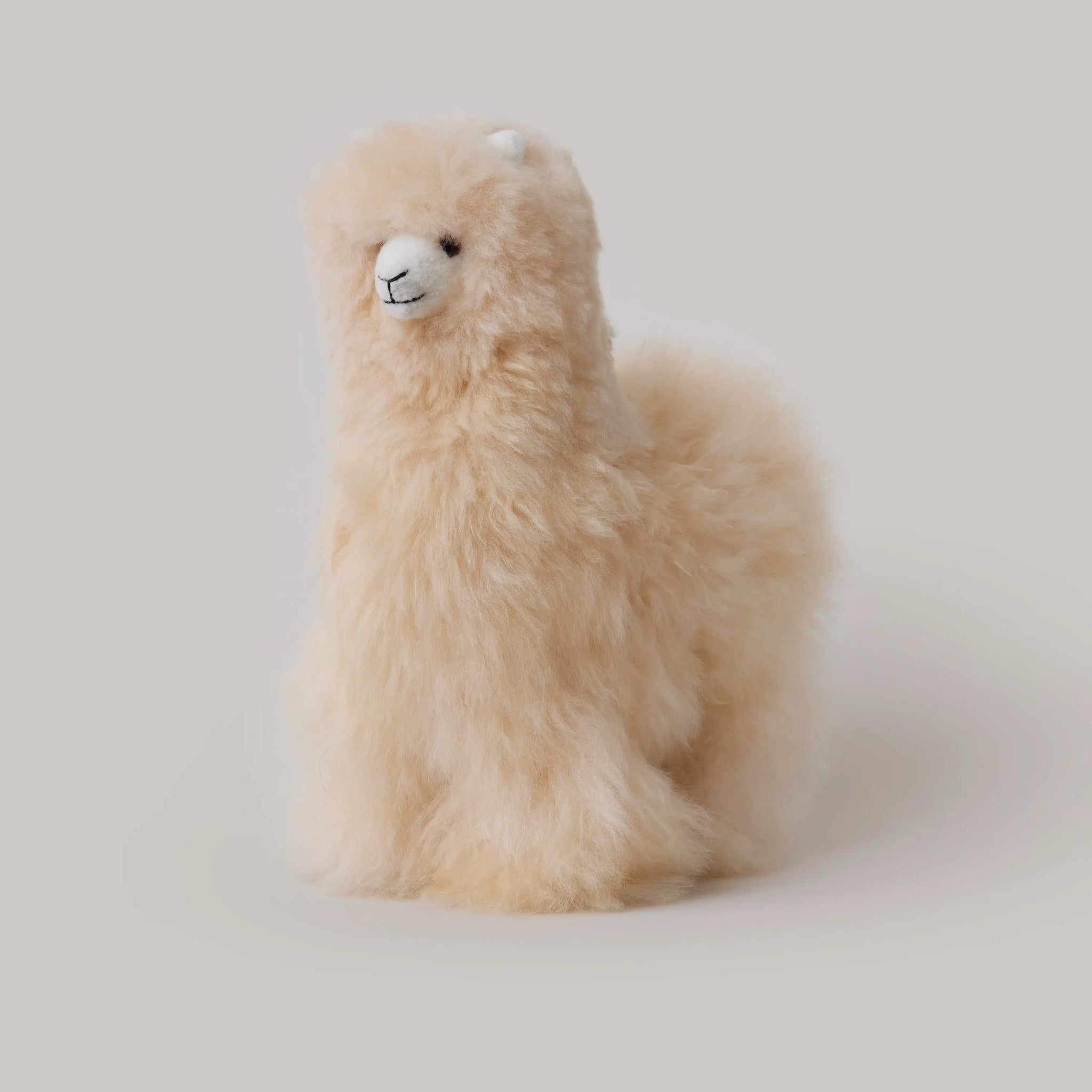 Alpaca Llama - Pink & Tan